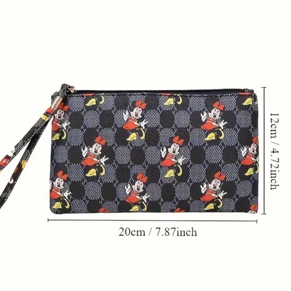 Disney | Bags | Disney Mickey And Minnie Canvas Wristlets Nwt | Poshmark